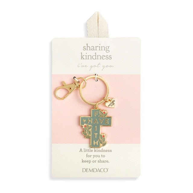 Sharing Kindness Keychain - Cross – Shop Cabrini