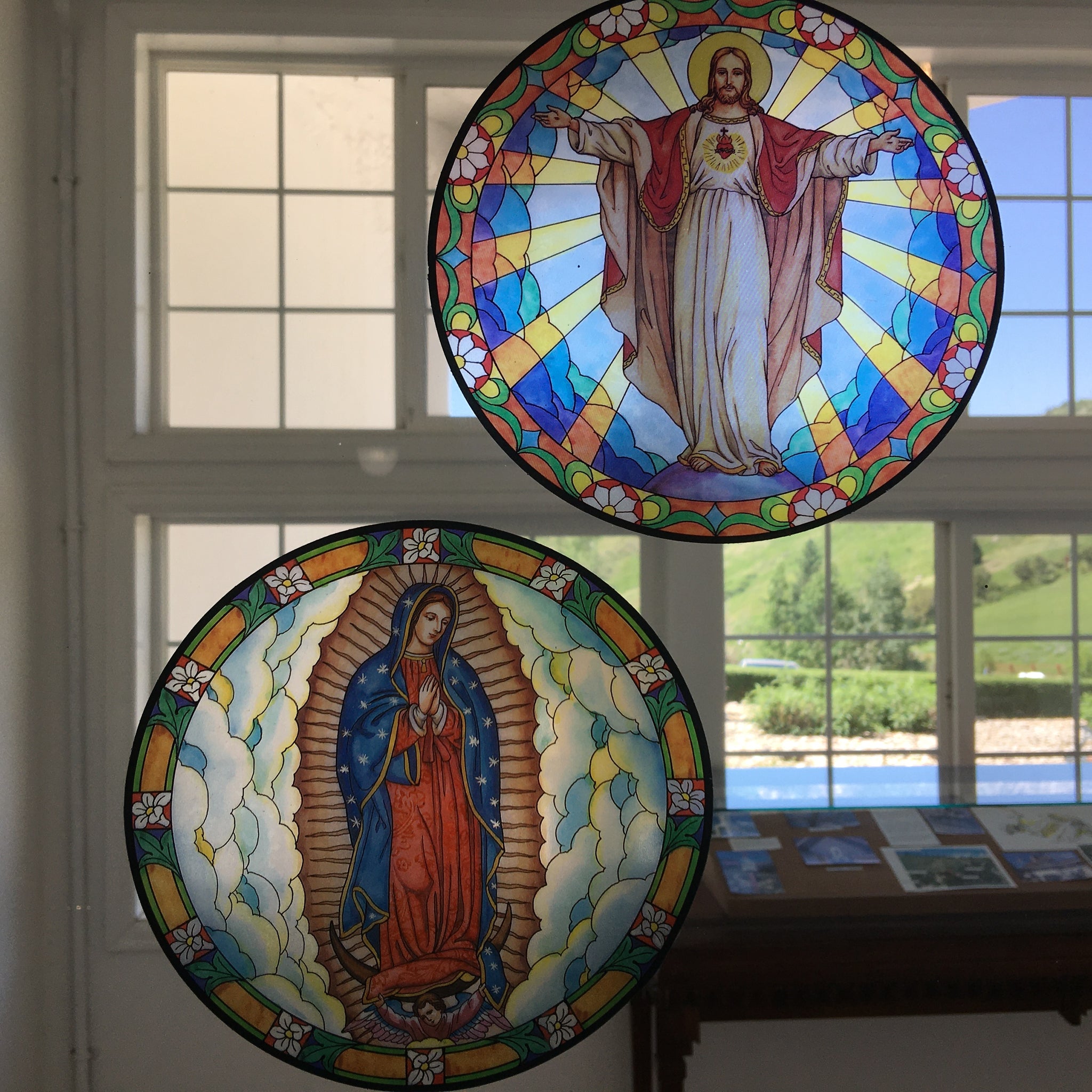 Saint Suncatcher Window Cling – Shop Cabrini