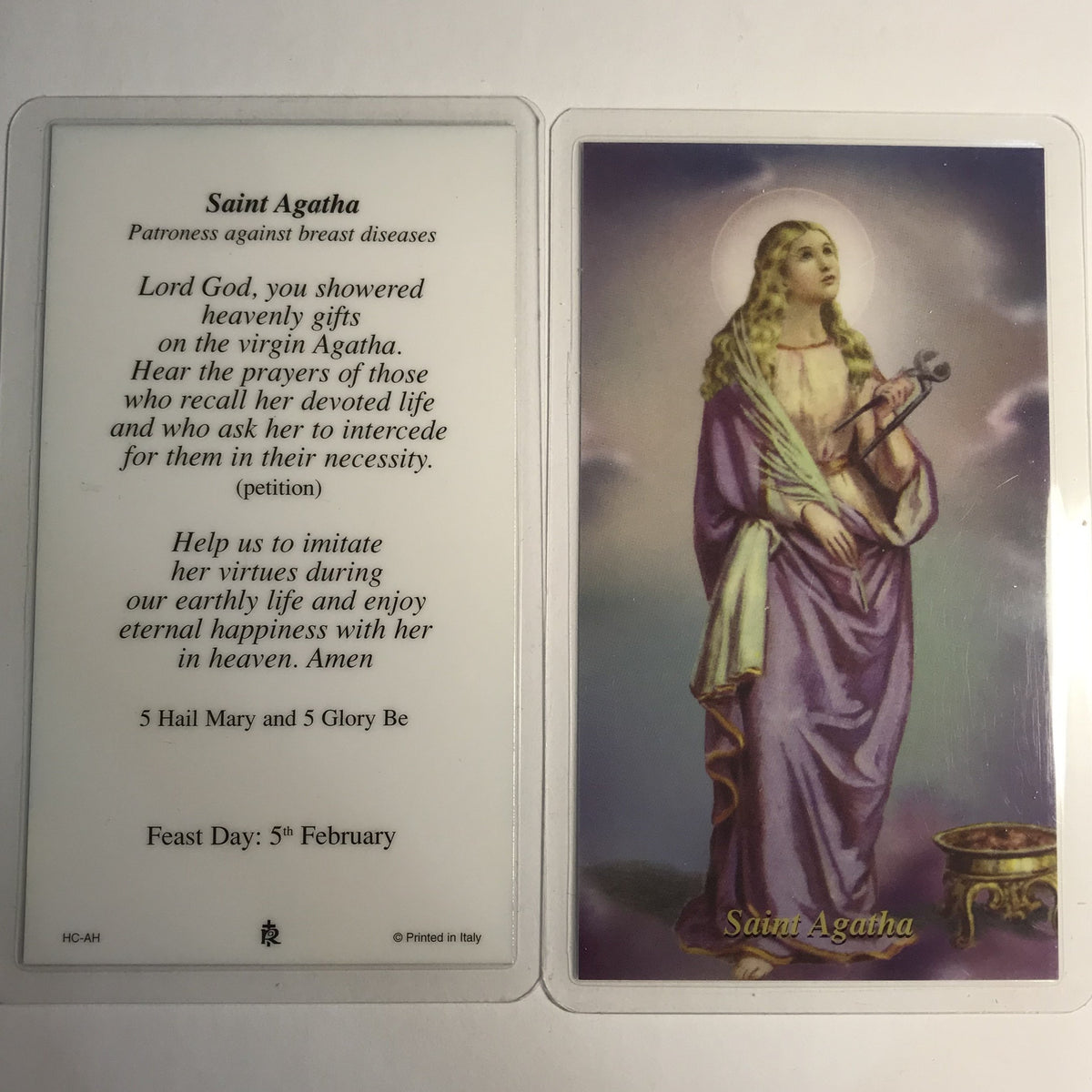 Female Saint Holy Cards – Shop Cabrini