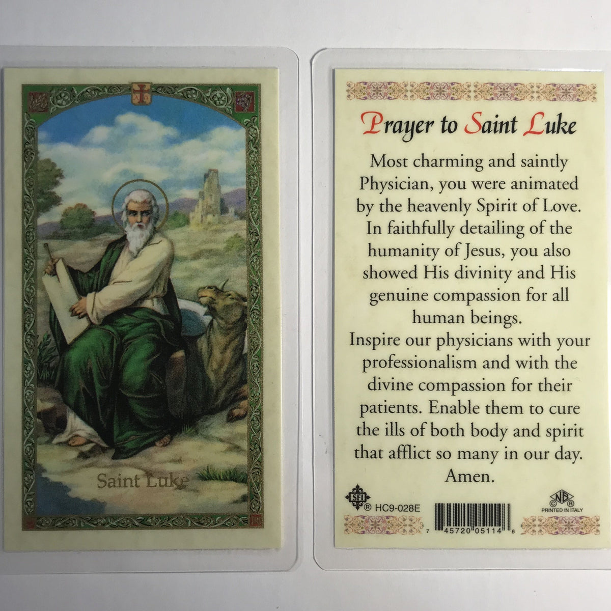 Male Saint Holy Cards – Shop Cabrini