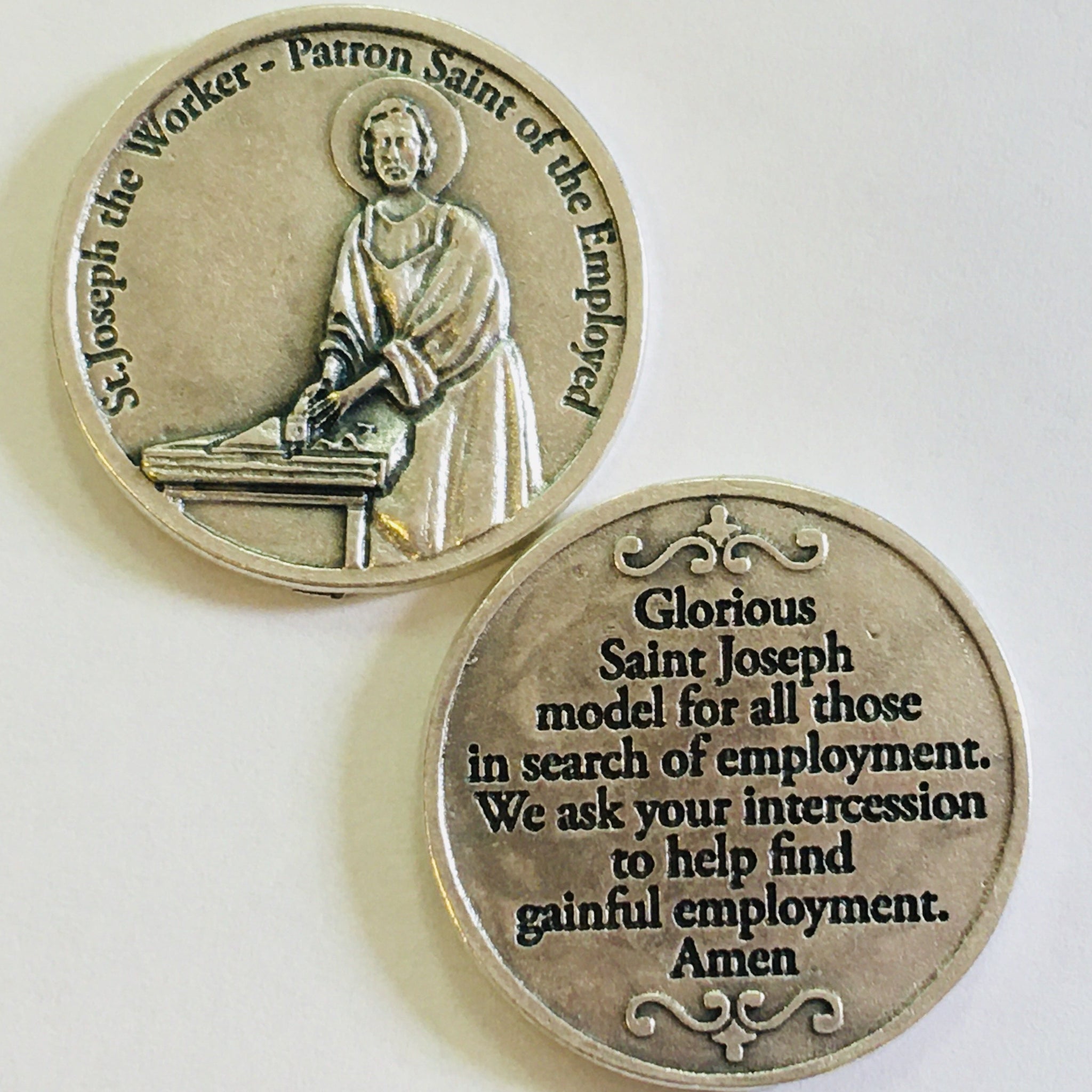 St. Joseph Pocket Token – Shop Cabrini